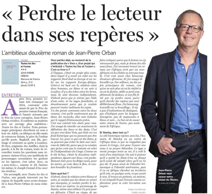 Jean-Pierre Orban | TOUTES LES îles et l’océan
